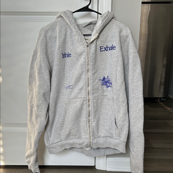LONELY GHOST | Tops | Lonely Ghost Inhale Exhale Oversized Hoodie ...